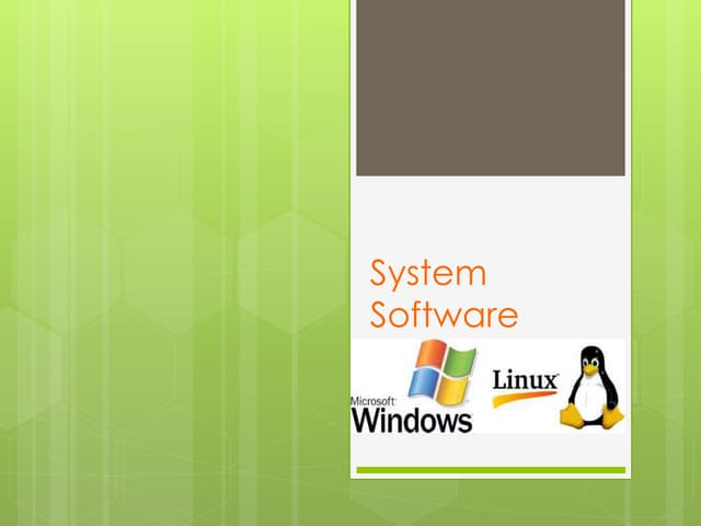 Different types of operating systems | PPTX