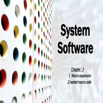 System Software Macro Expansionnested Macro Calls Pptx Programming Languages Computing