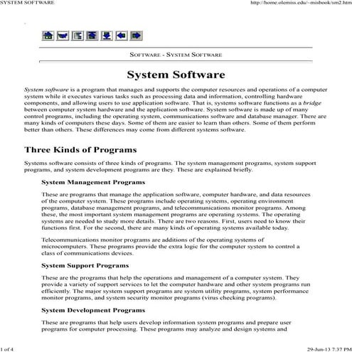 System software vt | PDF