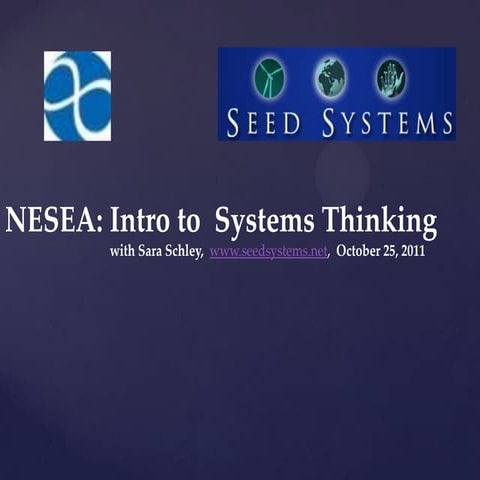 Systems thinking diagrams | PPTX