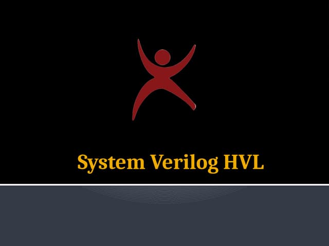Functional Verification Using System Verilog Introduction Ppt 6030