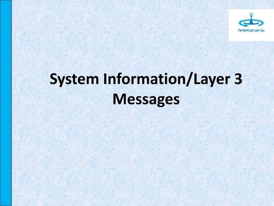 Layer 3 messages | DOCX | Operating Systems | Computer Software and ...