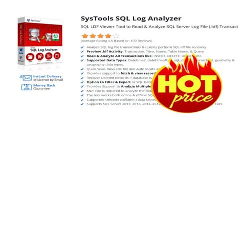 15 Off Systools Sql Log Analyzer Coupon Code Pdf