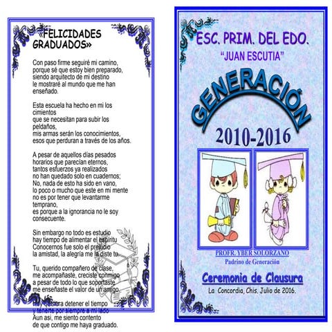 Invitación de clausura. | PPT