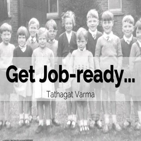 Get Job ready... | PDF