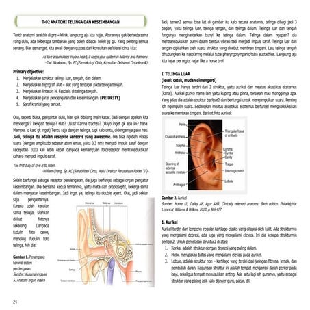 T-02 Anatomi Pendengaran definisi dan patofisiologi | PDF