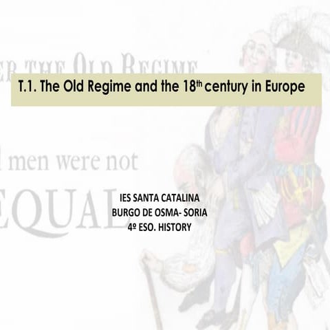 The Old Regime. The Enlightenment | PPT