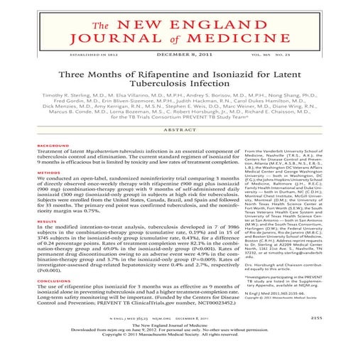 T.1 ECA tuberculosis isoniazida rifampicina | PDF