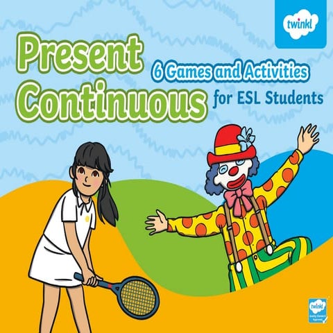 present continuous lesson, exercises and games | PPTX