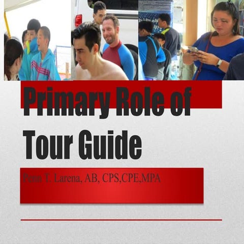 Primary Role of Tour Guide | PPT