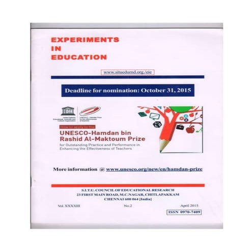 EFFECTIVENESS OF BAR MODEL OF TEACHING MATHEMATICS AT SECONDARY LEVEL ...