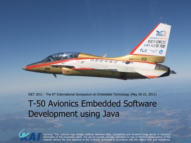 T 50 Avionics Embedded Software Development Using Java Pdf