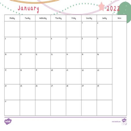 T bbp-49-blank-monthly-calendar-planning-template-2022 ver-3 | PPT