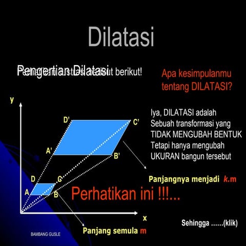 T dilatasi | PPT