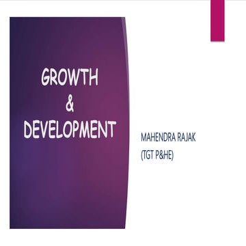T - Growth and Development | PPTX