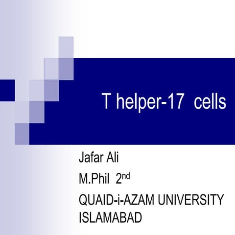 T helper17 cells | PPTX