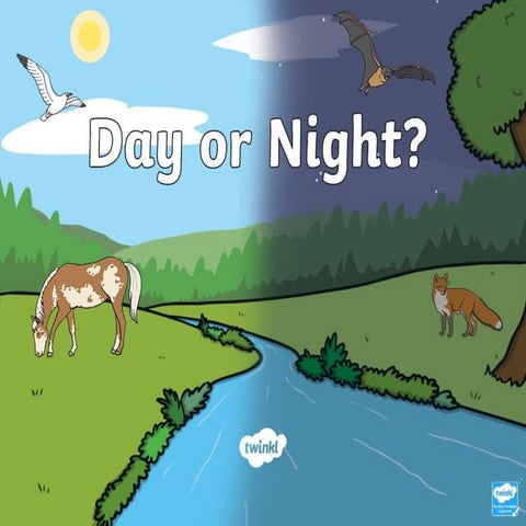 Class about Day or Night for kids- English class | PPT
