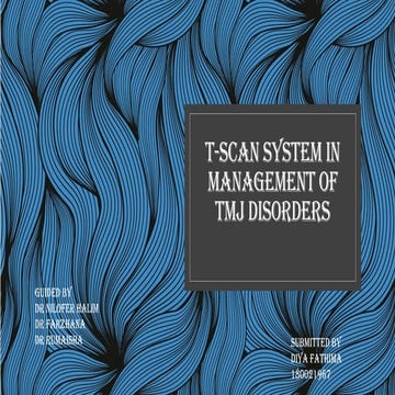 t-scan system in tmj.pptx by dr diya fathima | PPTX