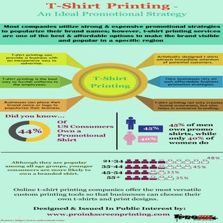 T shirt printing - an ideal promotional strategy | PDF