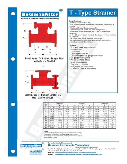 Temporary strainers | PDF