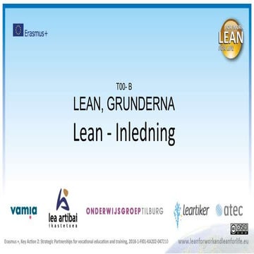 T00b lean grunderna 0 inledning | PPTX