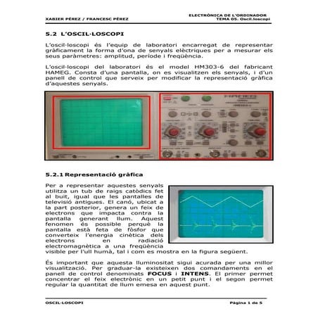Osciloscopio | PDF