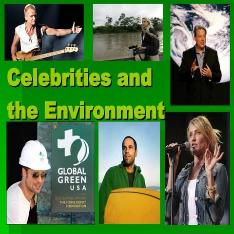 T07 0747548: Celebrities And The Environment | PPT