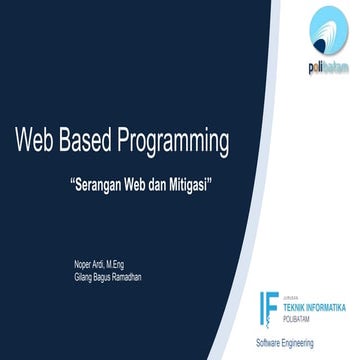 Unsur Keamanan dalam Web | PPT