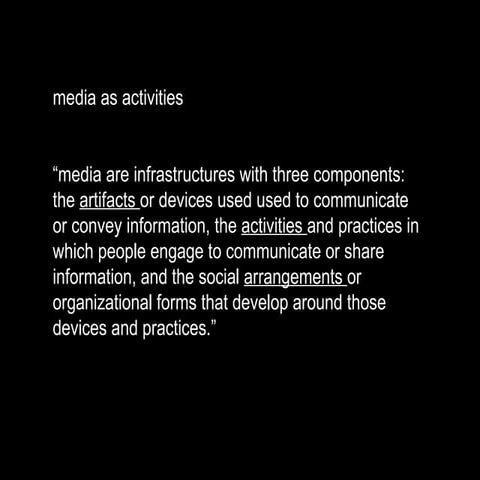 Media Activities | PPT