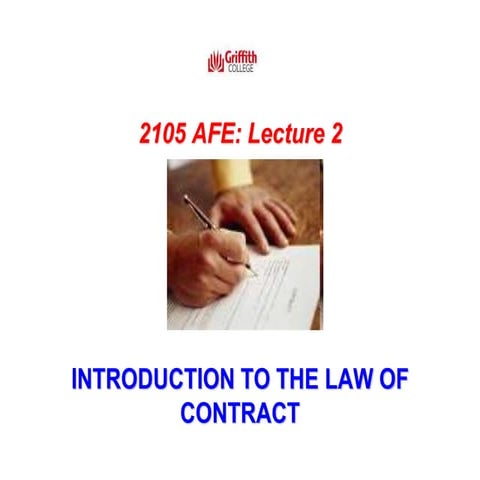 Intention to Create Legal Relations | PPTX