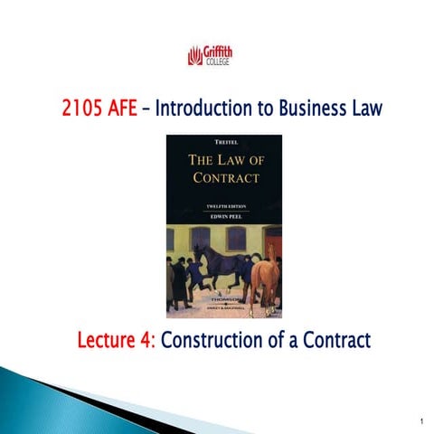 T1, 2021 business law lecture 4 - contracts 3 | PPT