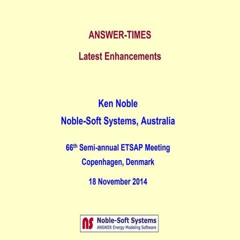 ANSWER-TIMES update | PPT