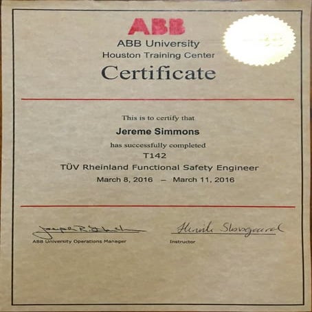 T142 tuv rheinland functional safety engineer | PDF