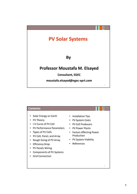 Iv curve parameters | PPTX | Physics | Science