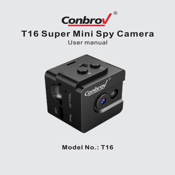 Conbrov T16 Mini Camera user manual | PDF