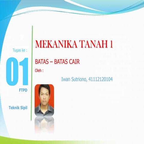 Batas-Batas Atterberg | PPTX