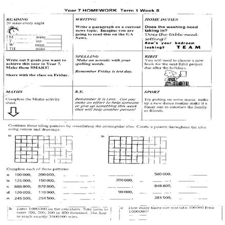 Homework term 2 week 5 | DOC
