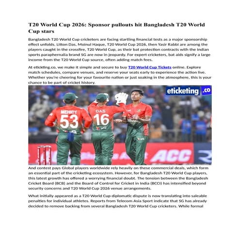 T20 World Cup 2026 Sponsor pullouts hit Bangladesh T20 World Cup stars.docx