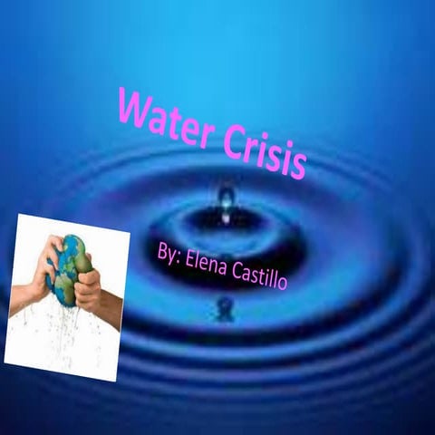 Water Crisis of the World | PPTX