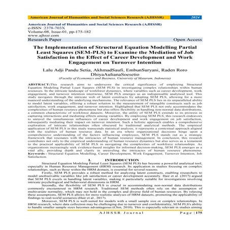 Mastering Partial Least Squares Structural Equation Modeling (PLS-SEM ...
