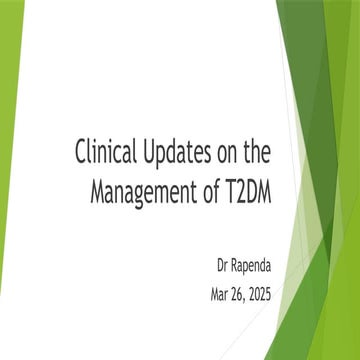 Recent Advances in Type 2 Diabetes Managment.pptx