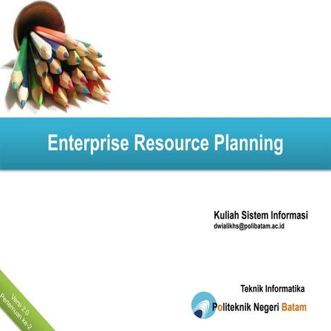 Enterprise Resource Planing (ERP) | PDF