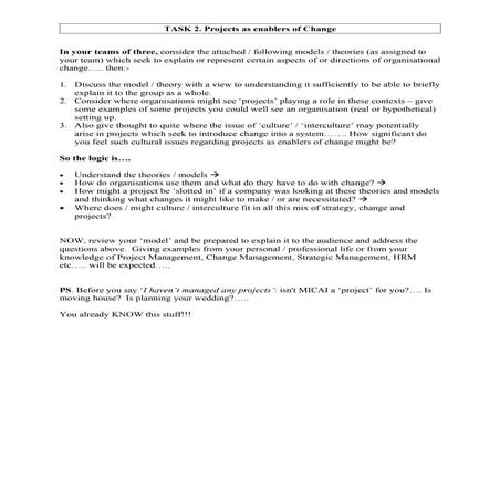 T2 Project Management and other Theories | DOC