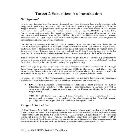 T2S: An Introduction | PDF