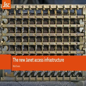 The new Janet access infrastructure | PPT
