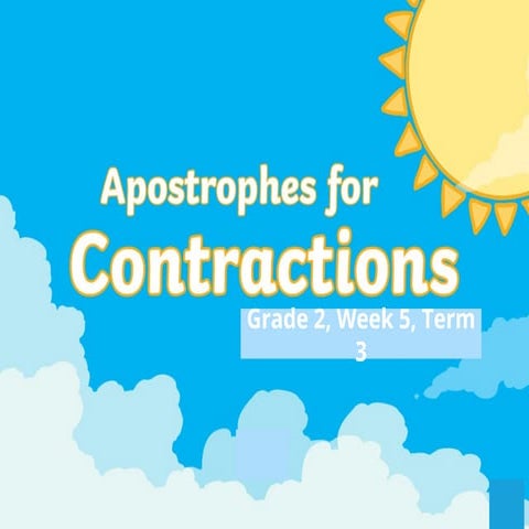 Contractions............................................. | PPT