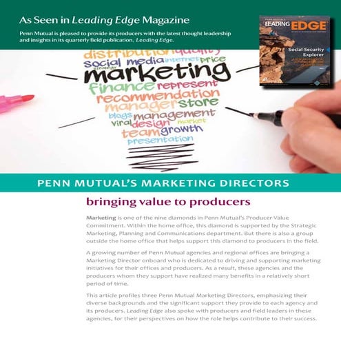Marketing Directors Feature Interview | PDF