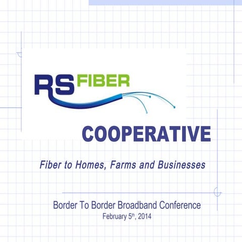•Broadband Co-ops: A Model for Rural Broadband Development, Mark ...