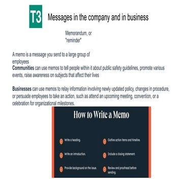 T3 how to write a memo.ppt