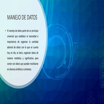 T4. Manejo de datos | PPTX | Databases | Computer Software and Applications